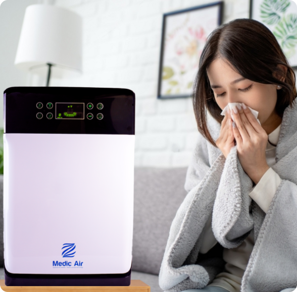 ZMedicAir | Singlet Oxygen Air Purifier for Pneumonia Relief